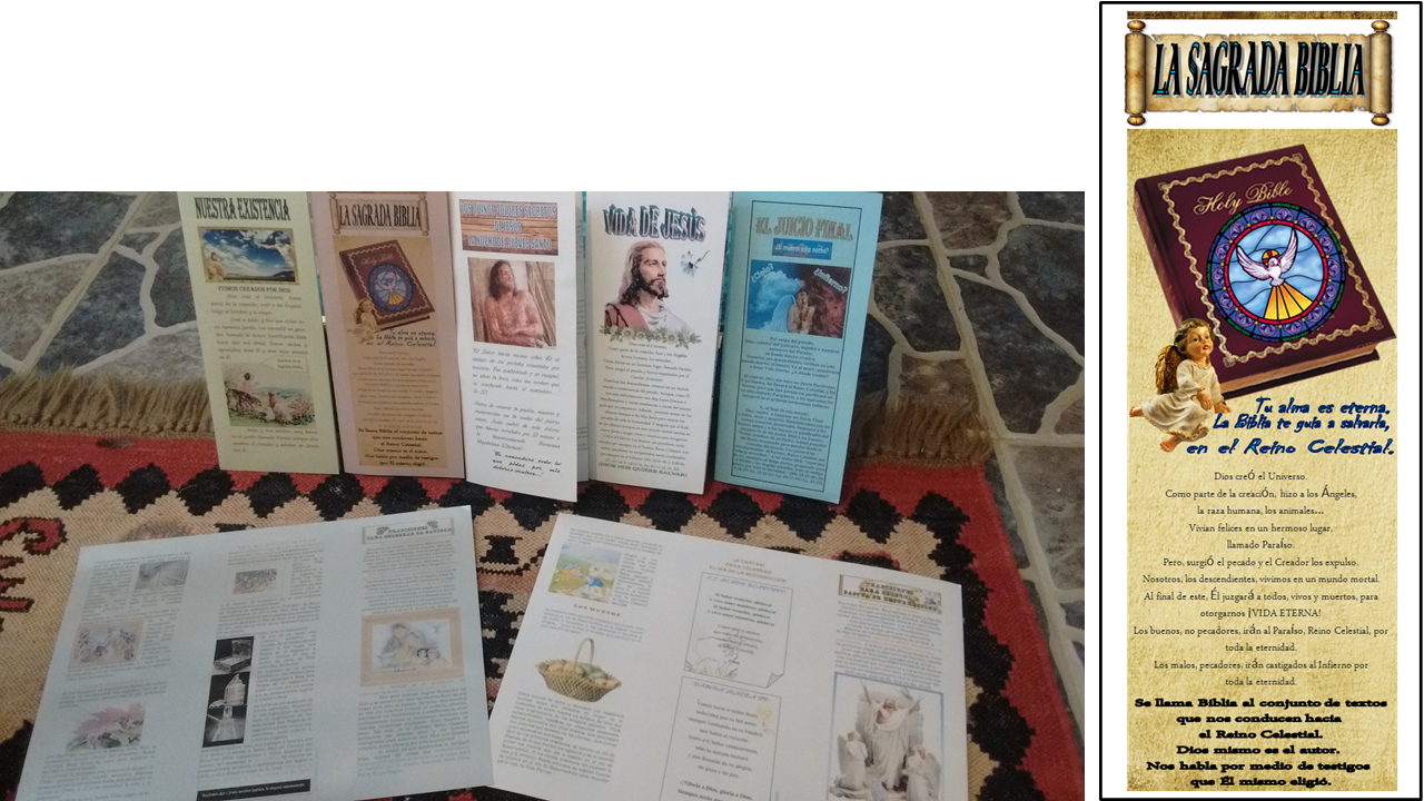 FOLLETO (BROCHURE) SOBRE 'LA SAGRADA BIBLIA' – Path to Light Store